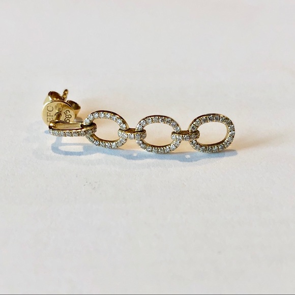 Ef Collection | Jewelry | Iso Ef Collection Pave Diamond Chain Link ...
